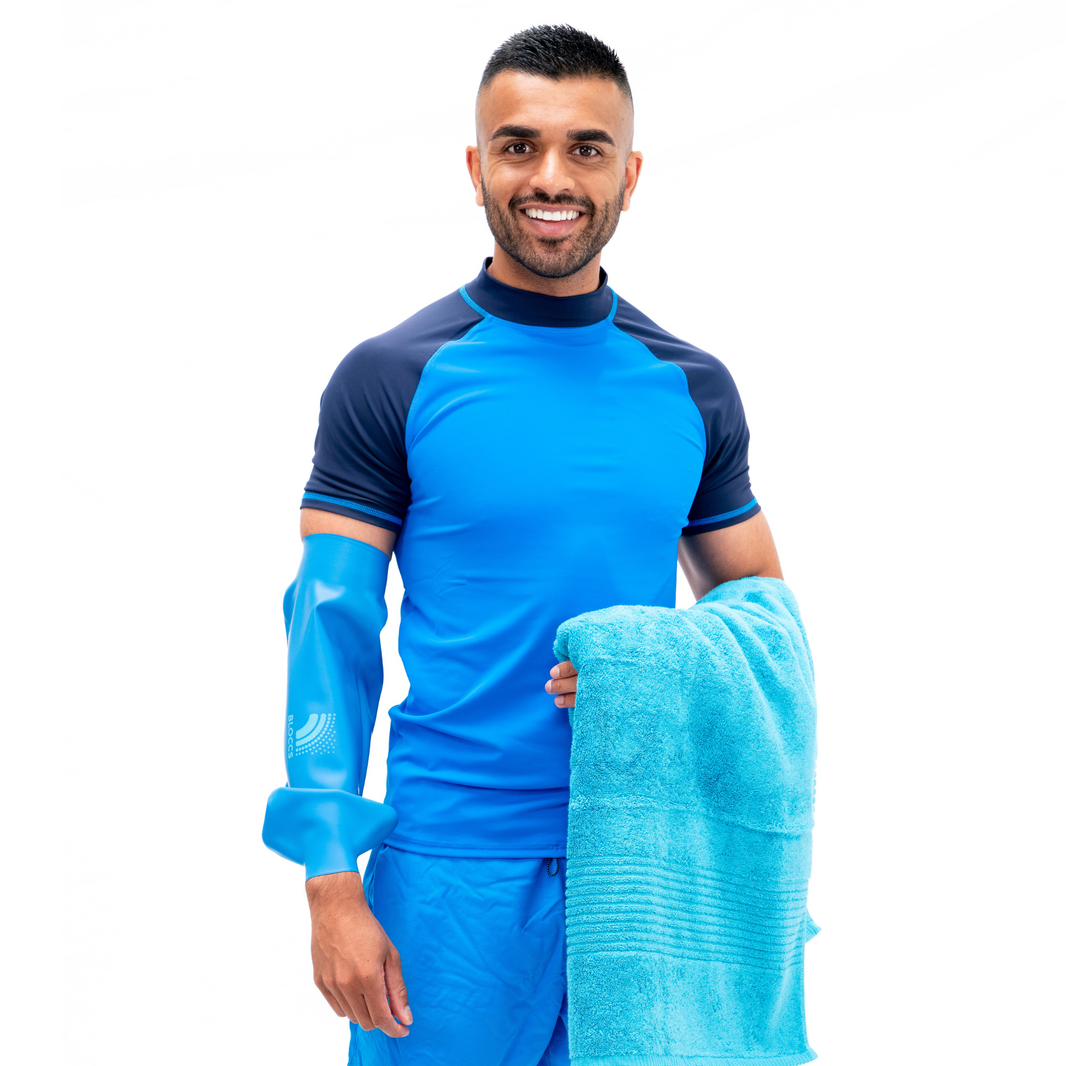 Waterproof cast protectors from Bloccs