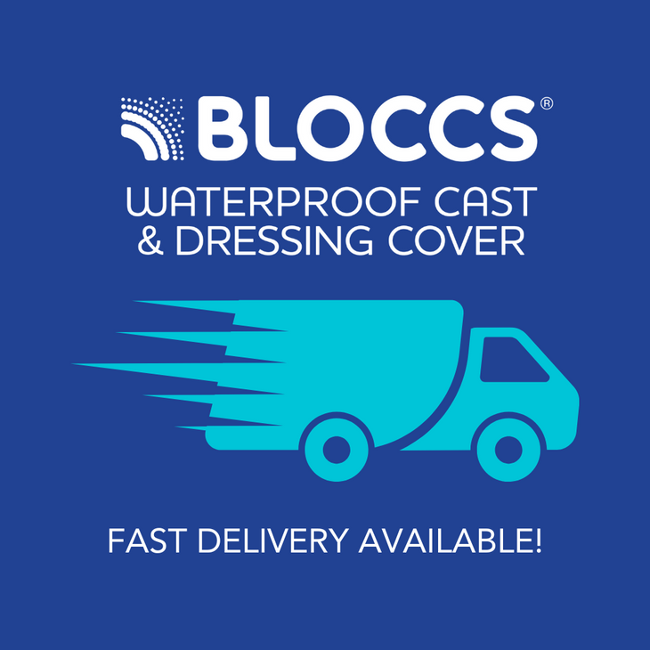 Waterproof cast protectors from Bloccs